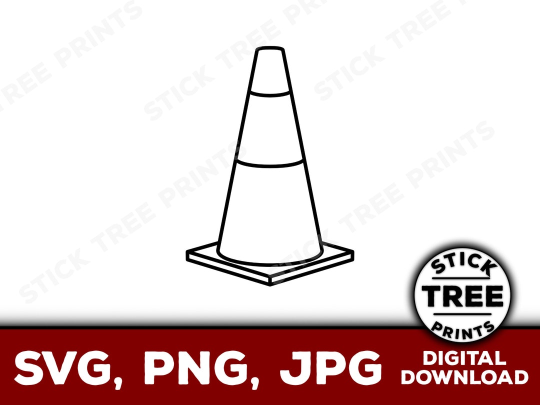 Traffic Cone SVG - Traffic Cone Clip Art, Traffic Cone Cut File, Traffic Cone Png, Cone Svg ...