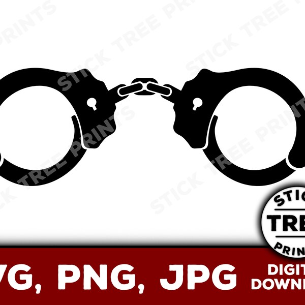 Handcuffs Svg - Etsy