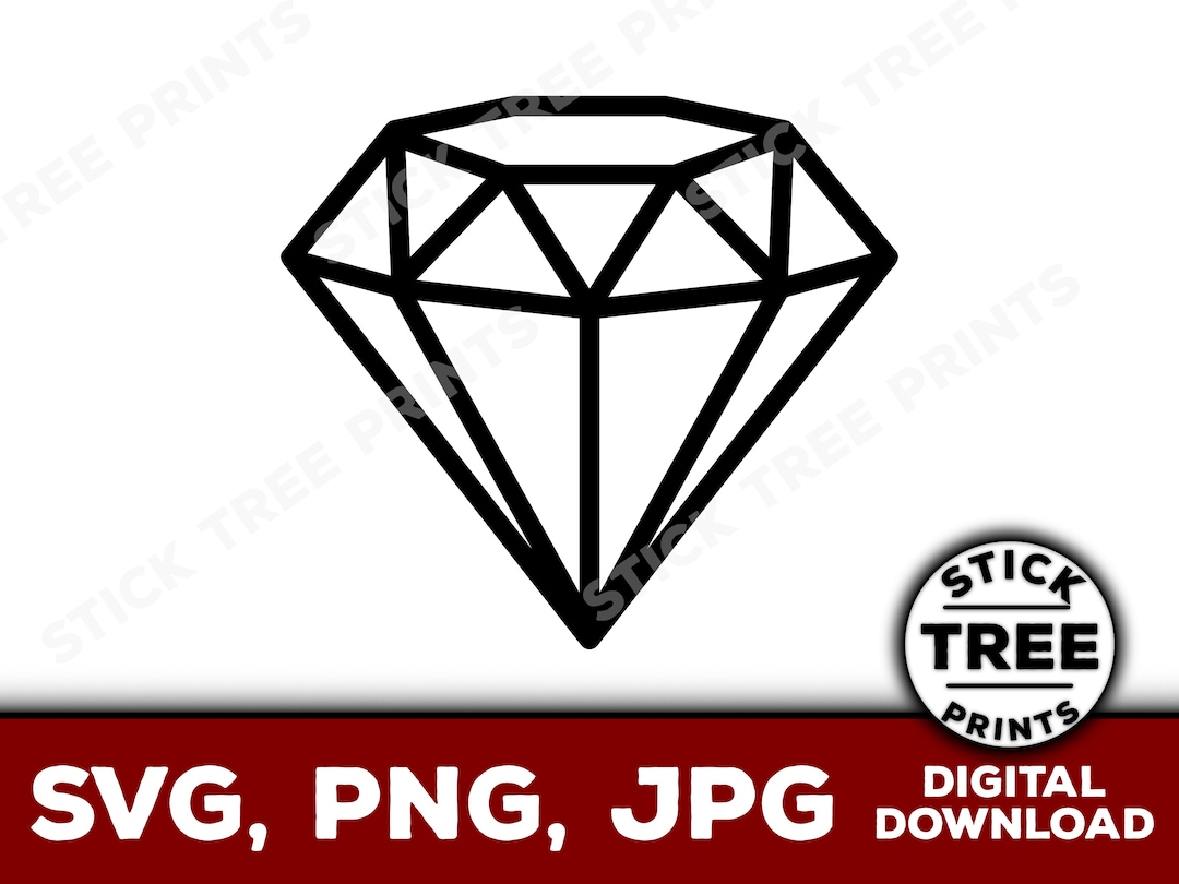 Diamond SVG - Diamond Png, Diamond Clip Art, Diamond Cut File, Diamond ...