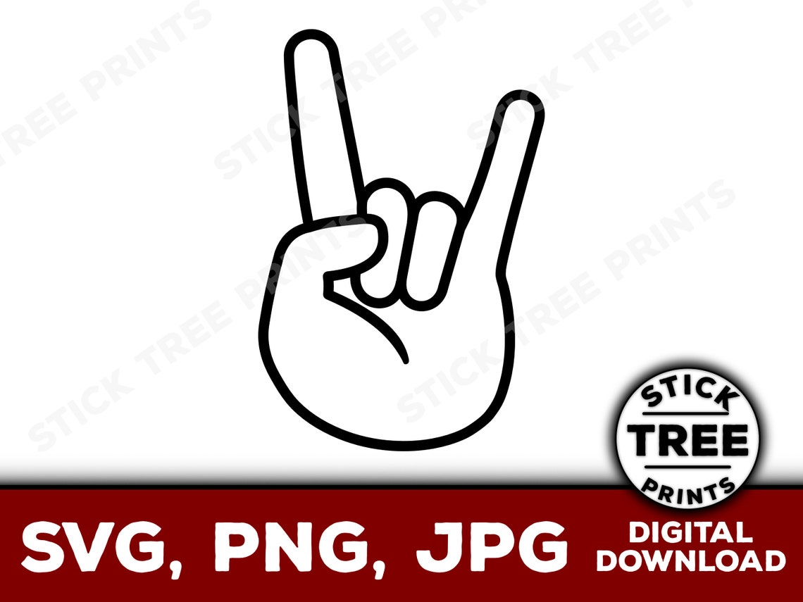 Rock on SVG Rock On Rock on Svg Rock on Png Rockin Svg - Etsy