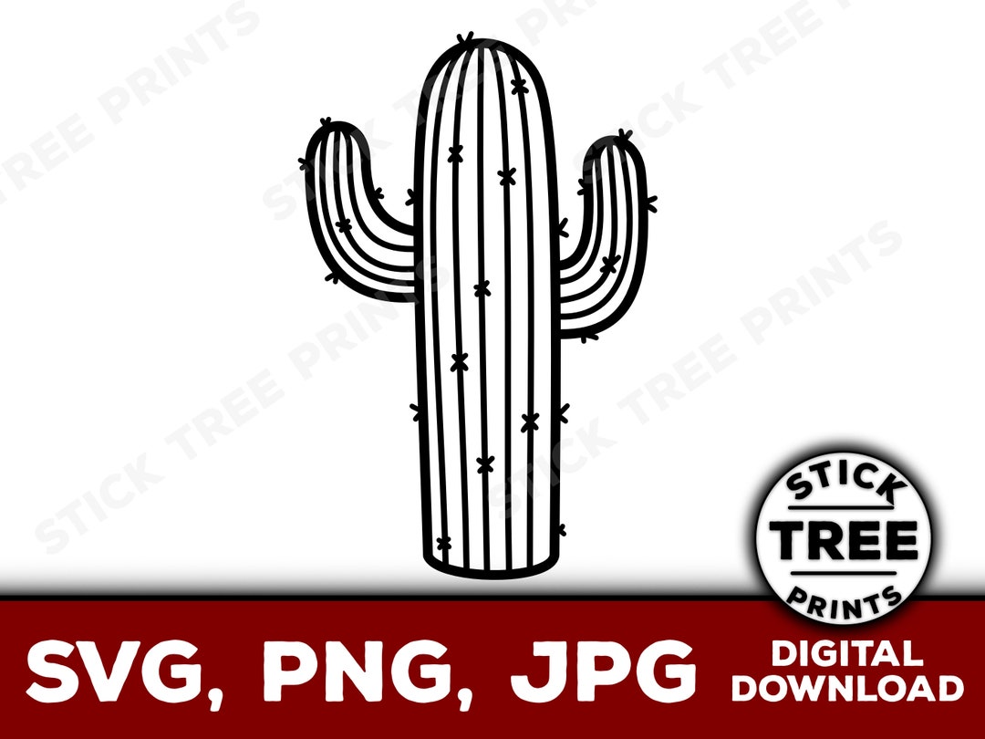 Cactus SVG - Cactus Vector, Cactus Png, Cactus Jpg, Cactus Clip Art ...