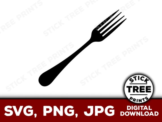 Fork SVG Fork Png Fork Vector Fork Clip Art Fork Cut - Etsy