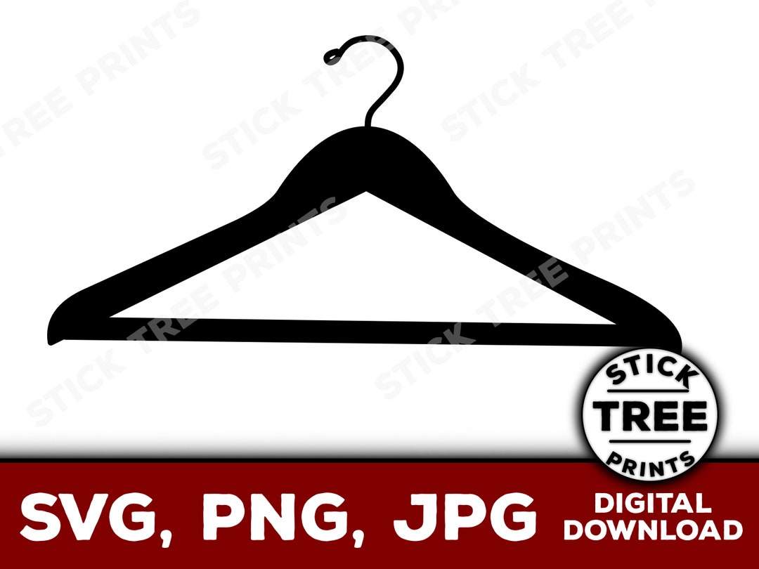 Hanger SVG - Clothes Hanger Image for Cricut, Vector File - Etsy