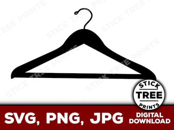 Hanger SVG Clothes Hanger Image for Cricut Vector File - Etsy