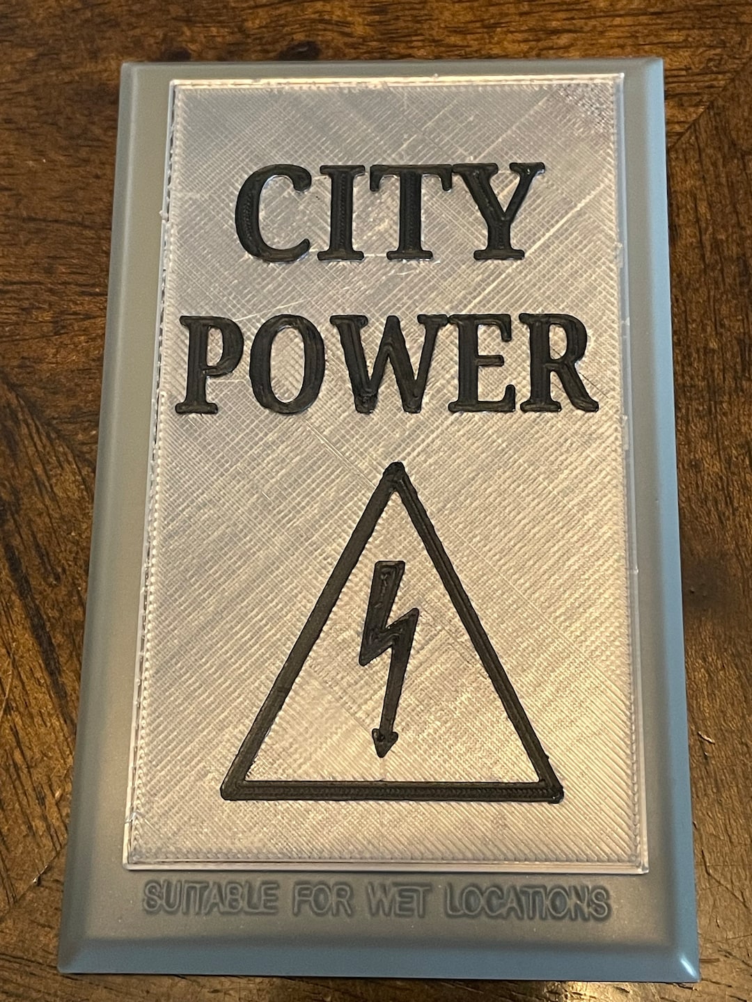 Geocache Container, Magnetic Fake Power Cover W Geocaching Log an ...