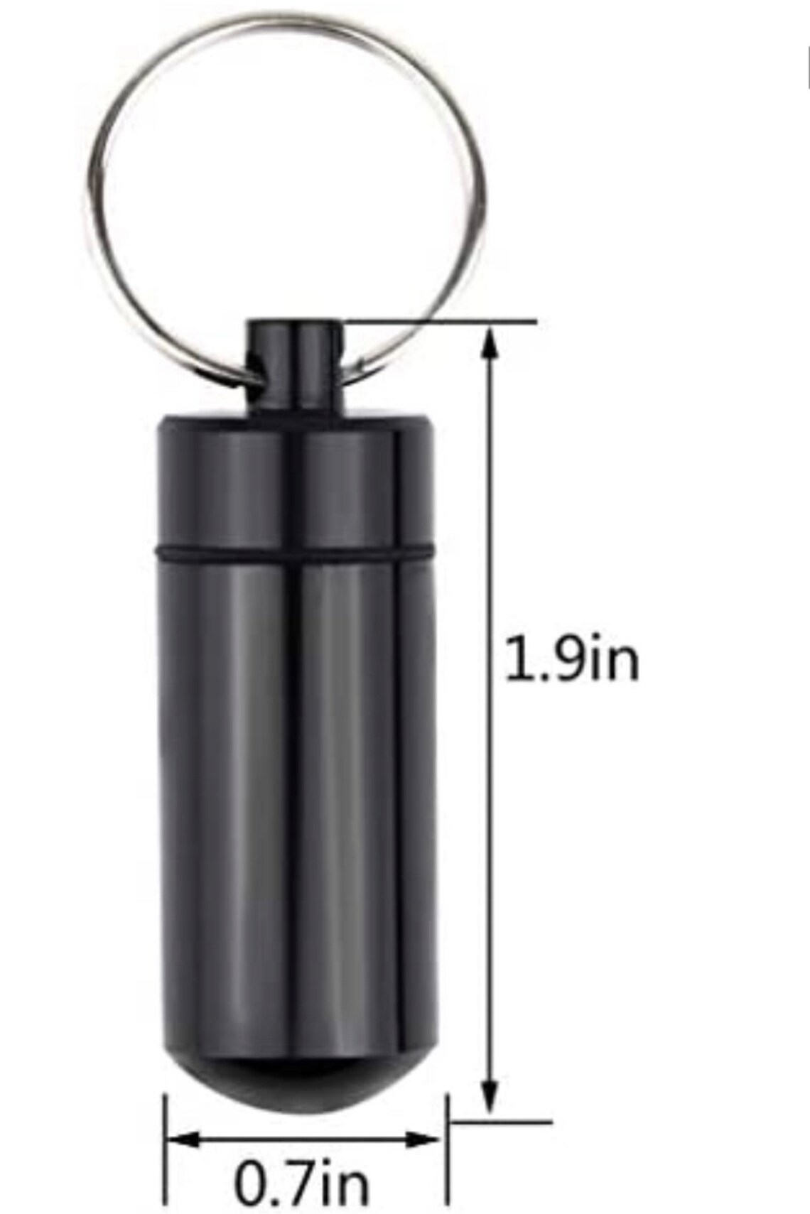 Geocache Containers Bison, Set of 3 Waterproof Micros With Key Ring Log ...