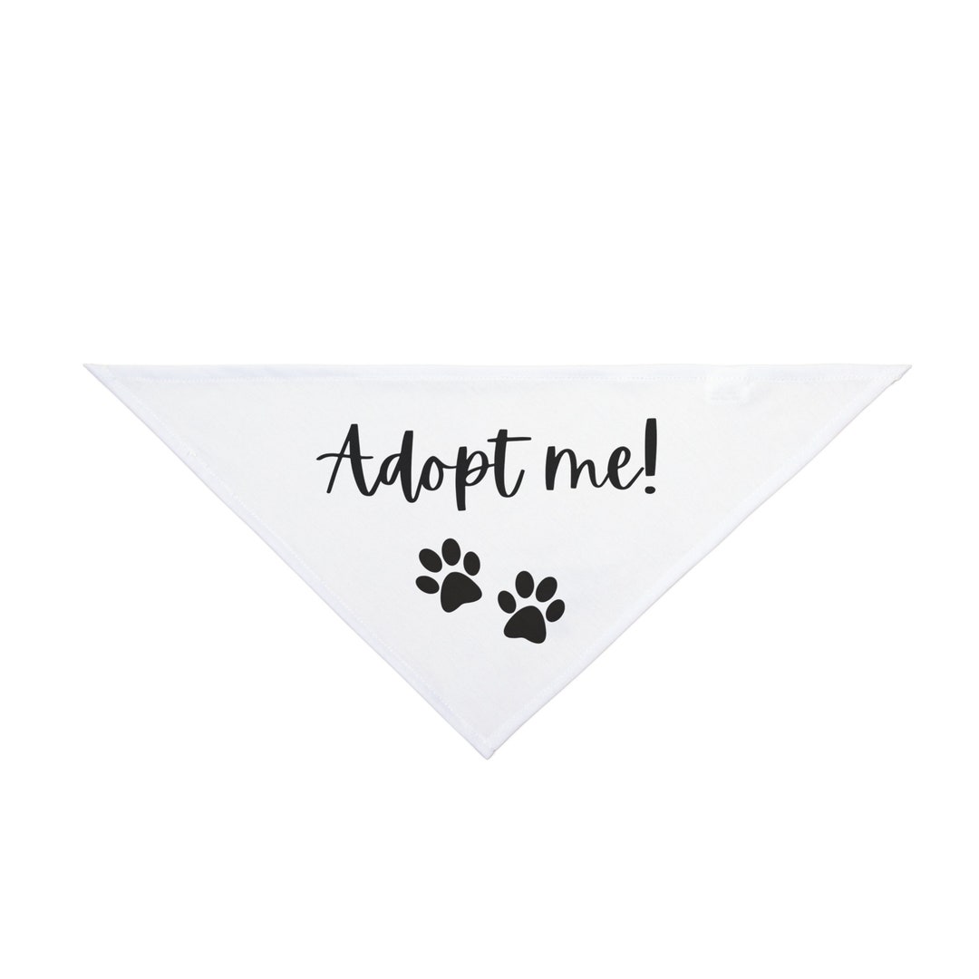 Adopt Me - Foster Dog - Pet Bandana - Etsy