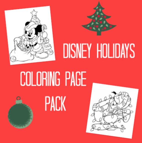 Holiday Coloring Pages Coloring Book Pack Holiday - Etsy