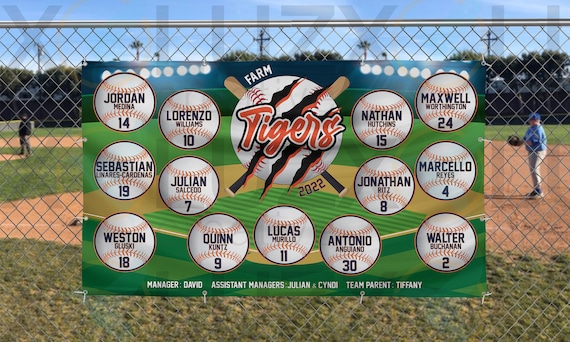 T-ball Banner Tball Banners Baseball Banner Team Banners | Etsy