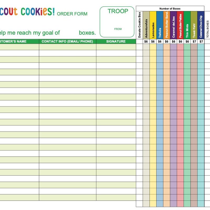 Girl Scout Cookies - Etsy