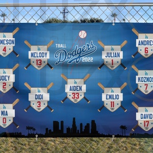 Baseball Banner, T-ball Banner, Tball Banners, Team Banners, Softball ...