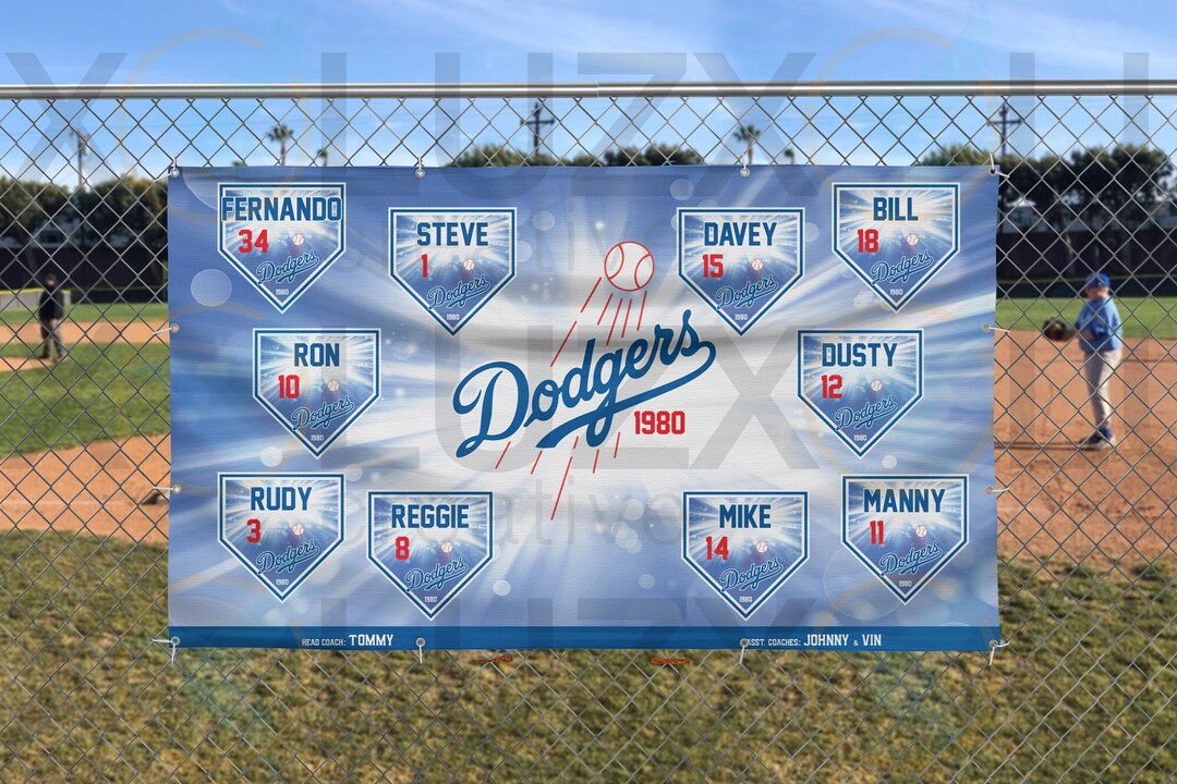 Baseball Banner, T-ball Banner, Tball Banners, Team Banners, Softball ...