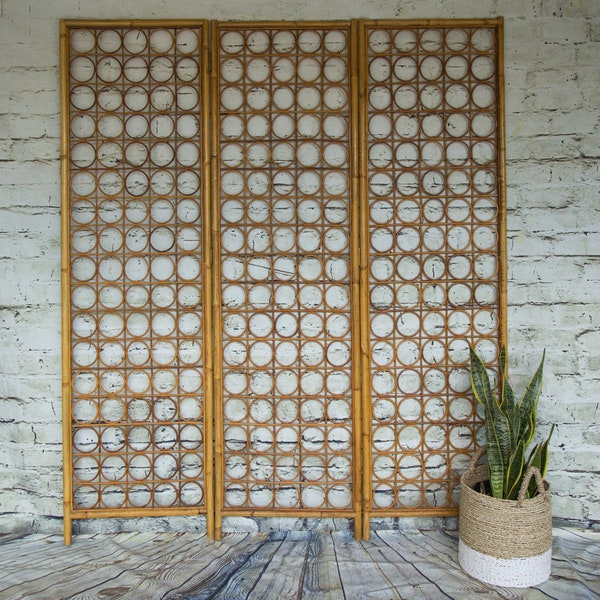Bamboo Room Divider - Etsy
