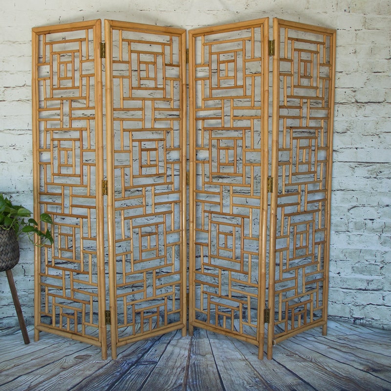 Bamboo Room Divider - Etsy