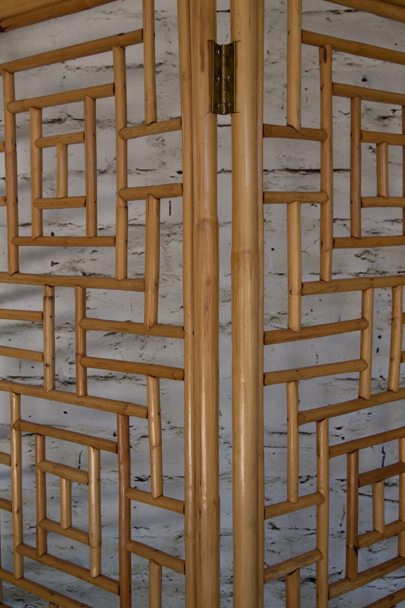 Rare Vintage Bamboo Room Divider. - Etsy