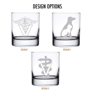 Veterinarian Glass -old Fashioned Glass -funny Personalized Etched ...