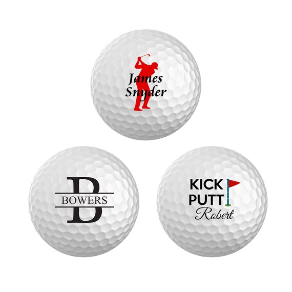 Personalized Golf Balls Custom Golf Balls Golf Gift Gift - Etsy