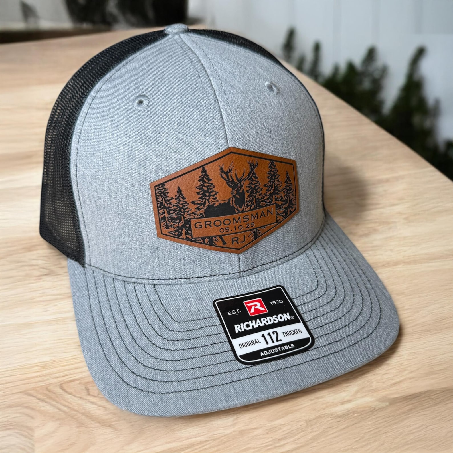Custom Groom Hat | Richardson 112 | Wedding Hats | Custom Groomsmen ...