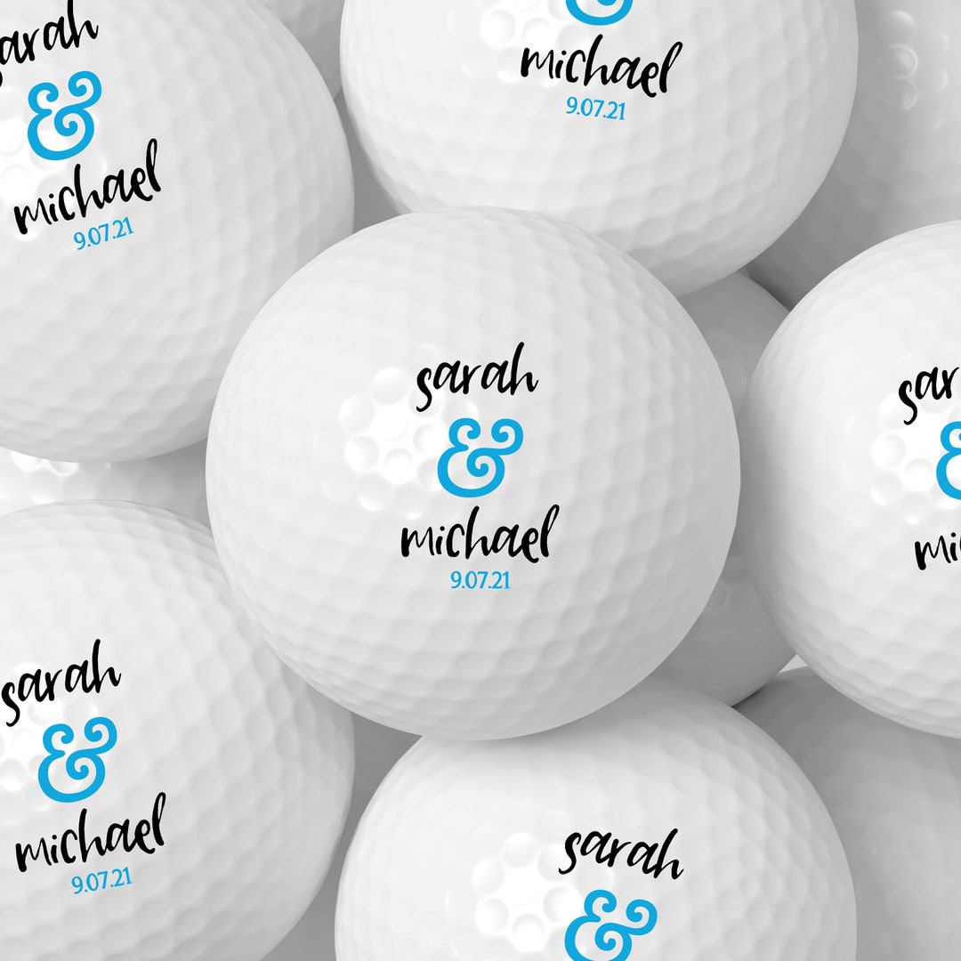 Personalized Wedding Golf Ball Favors: Custom Printed Golf Balls - Etsy
