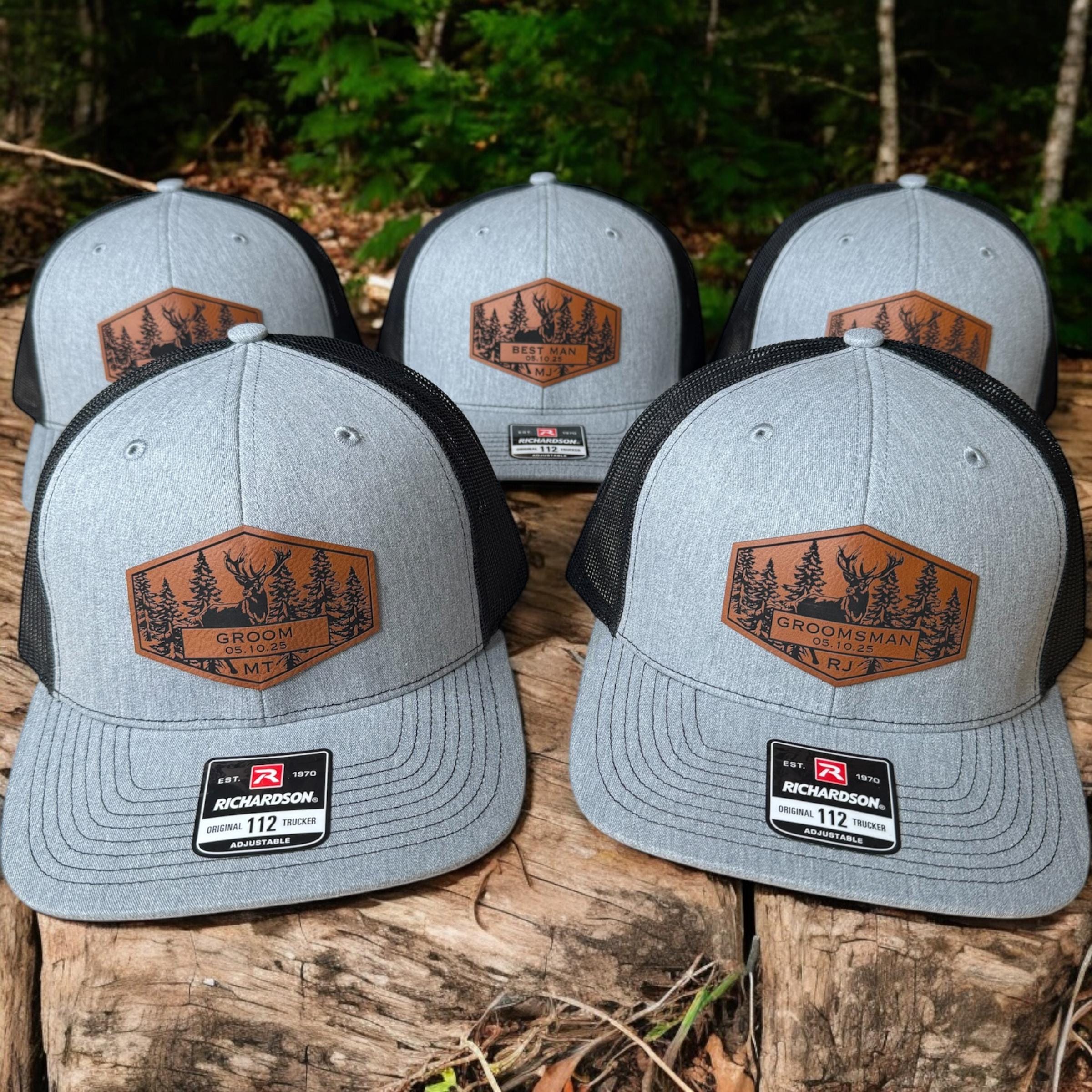 Custom Groom Hat | Richardson 112 | Wedding Hats | Custom Groomsmen ...