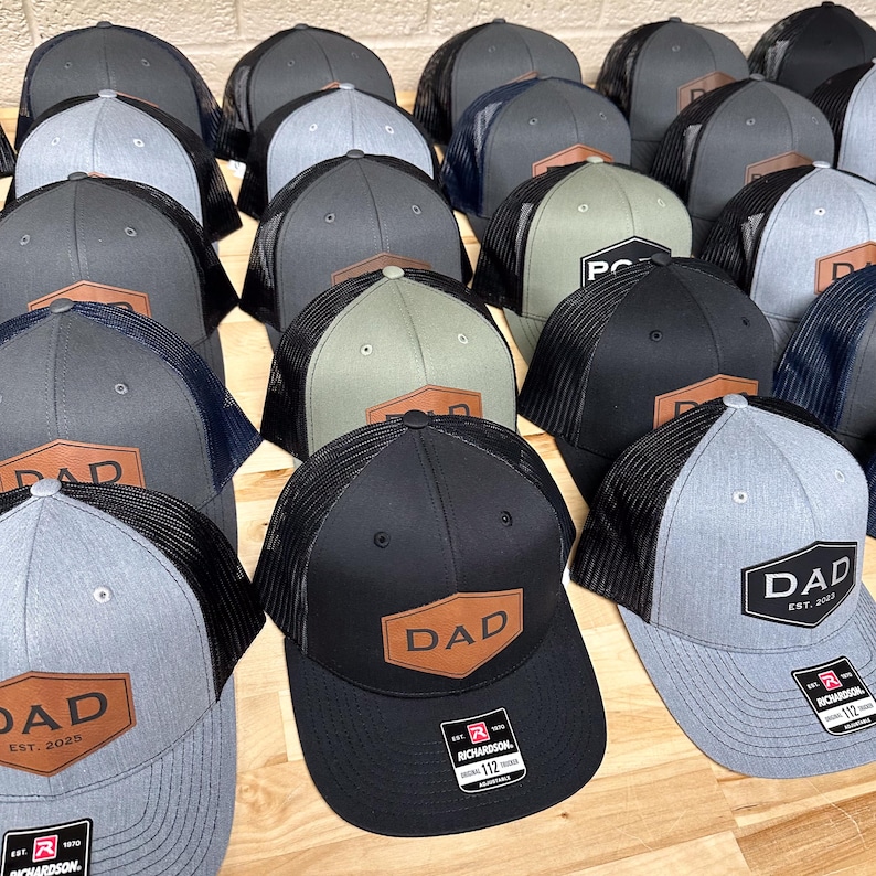 Personalized Dad Patch Hat, Dad Birthday Gift, New Dad Gift, Gift for ...