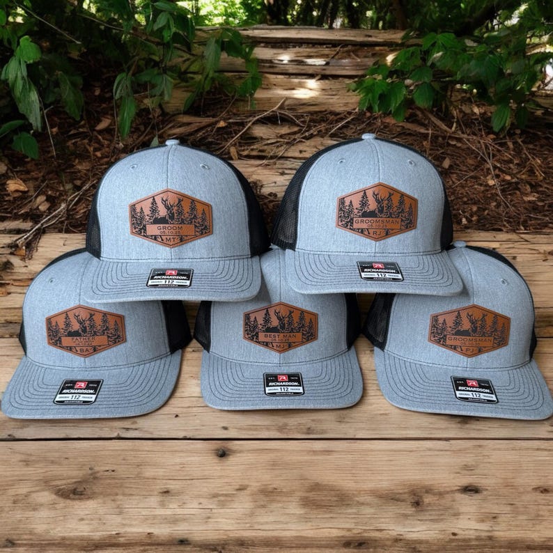 Custom Groom Hat | Richardson 112 | Wedding Hats | Custom Groomsmen ...