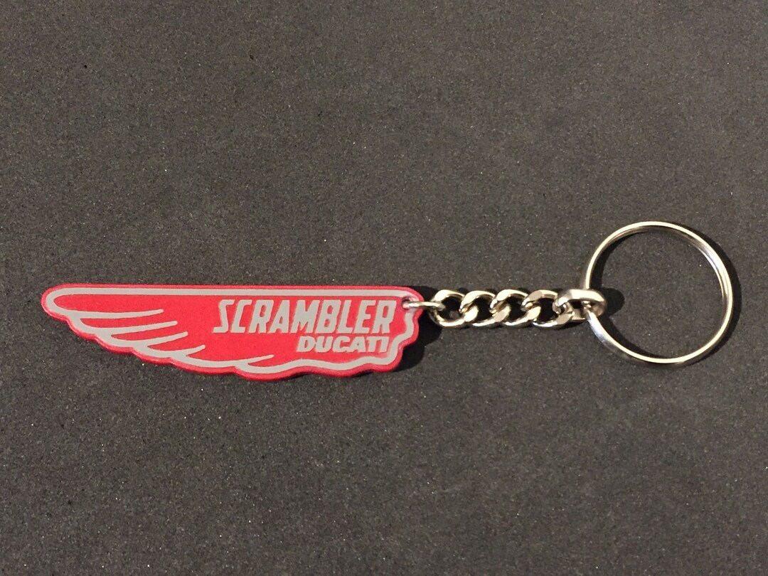 Plexiglass Ducati Scrambler Key Ring, Handcrafted Reproduction - Etsy
