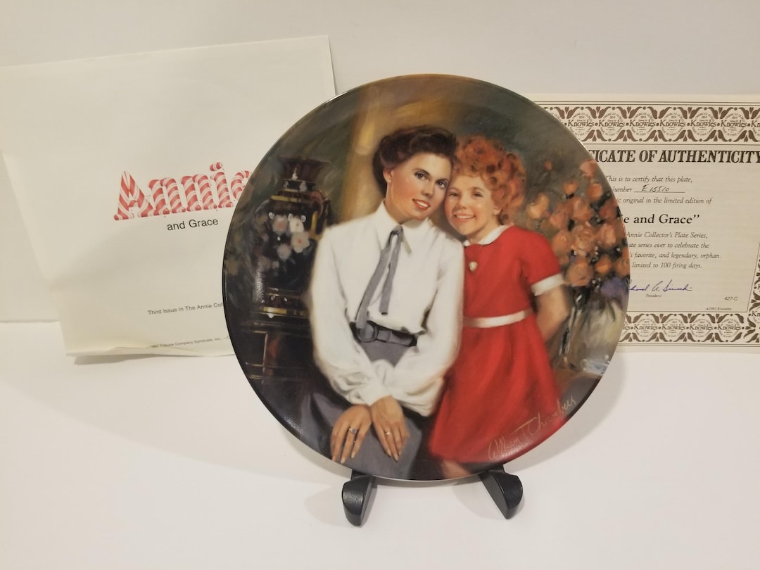 Collectable Plate - Annie Collector's Plate Series - Annie and Grace ...