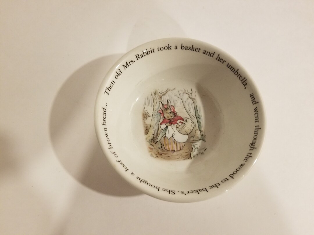 Wedgewood Peter Rabbit - Bowl - Made in England - Etsy