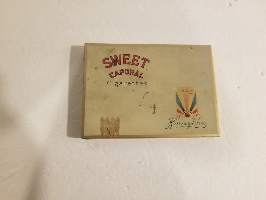 Vintage Cigarette Tin - Sweet Caporal Cigarette's - Etsy