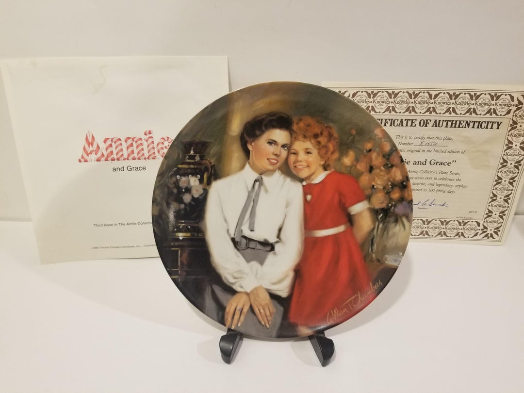 Collectable Plate - Annie Collector's Plate Series - Annie and Grace ...