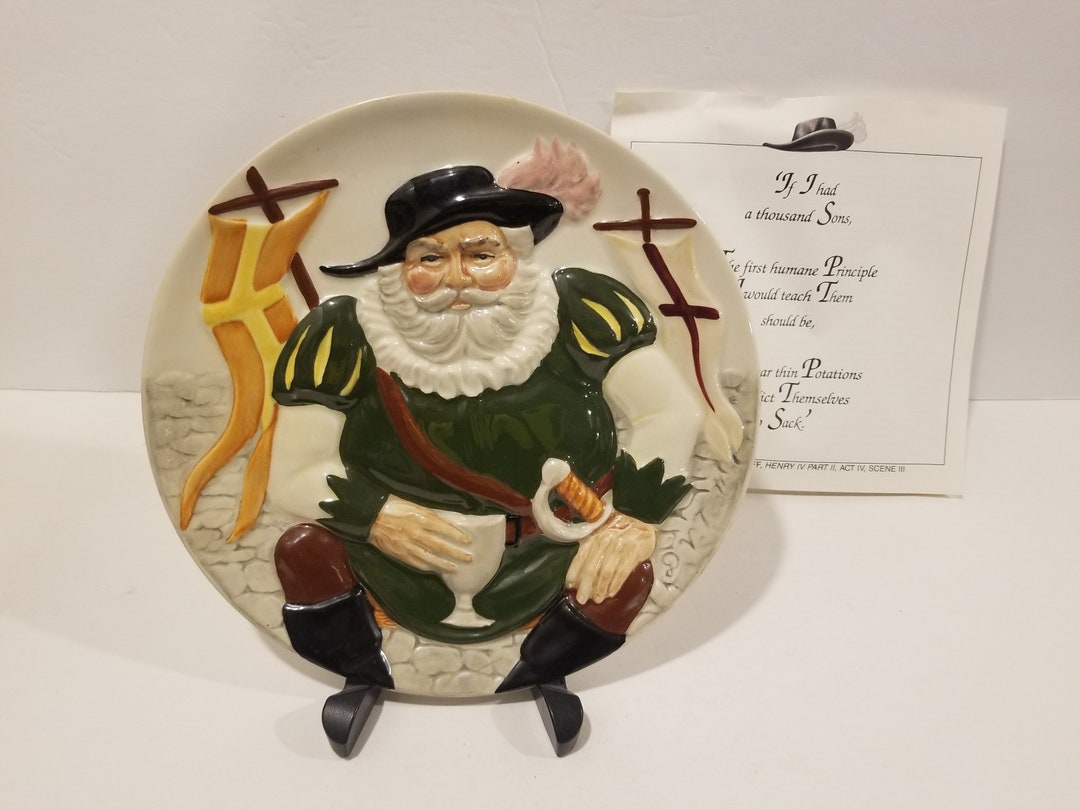 Toby Plate Collection Falstaff by Douglas V Tootle Davenport Pottery ...