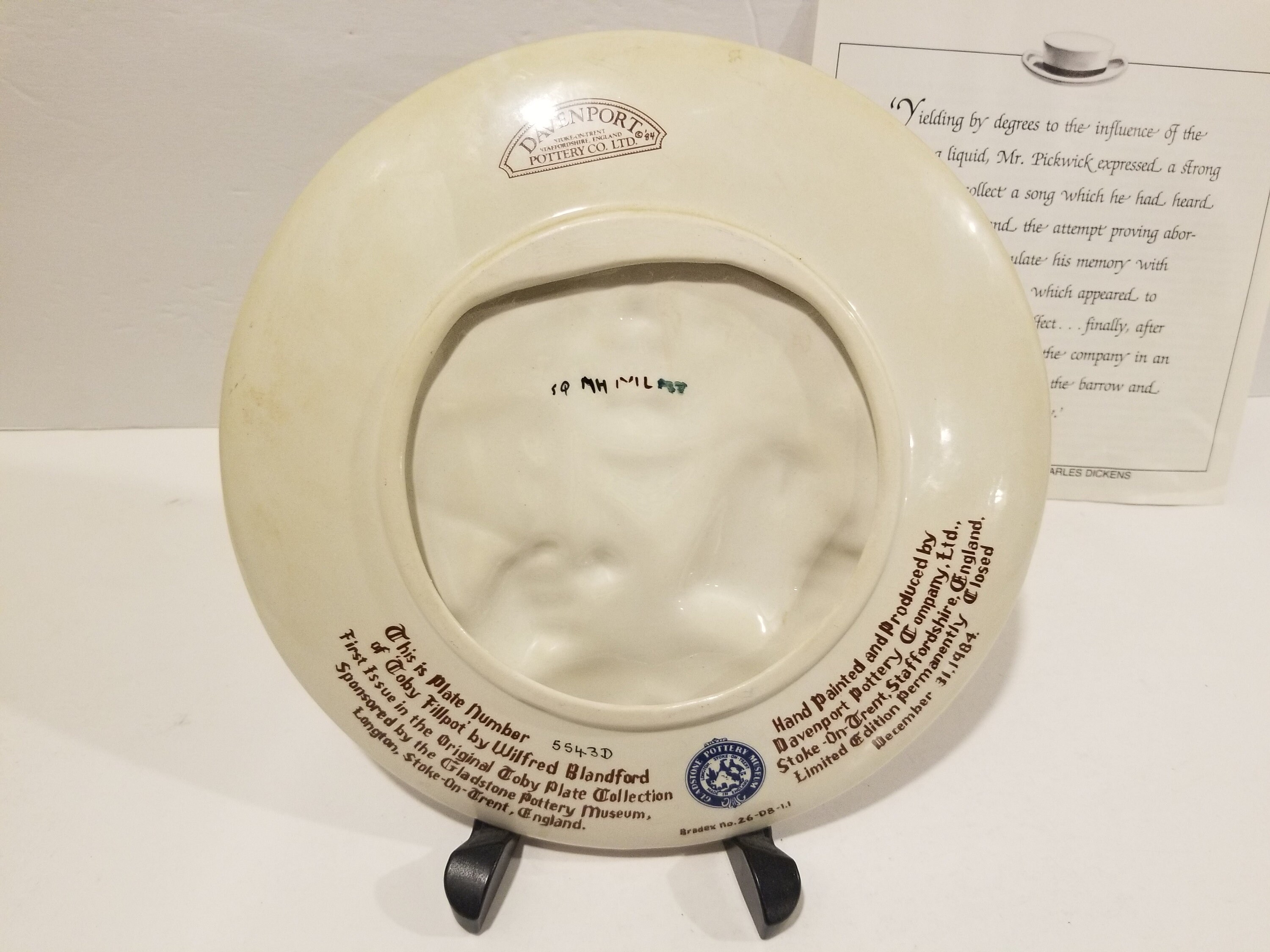 Toby Plate Collection - Toby Fillpot by Wilfred Blandford - Davenport ...