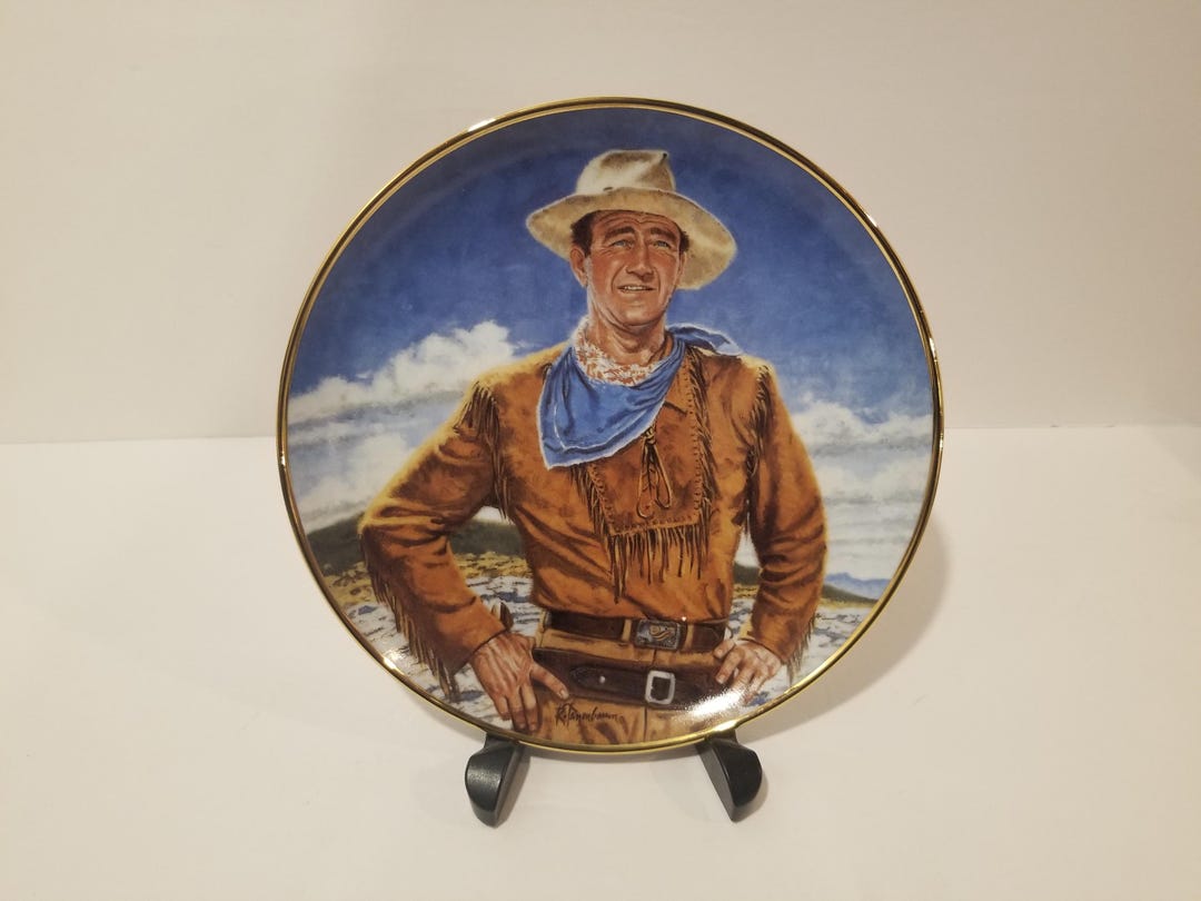 Collector Plate - Franklin Mint - John Wayne the Duke by Robert ...