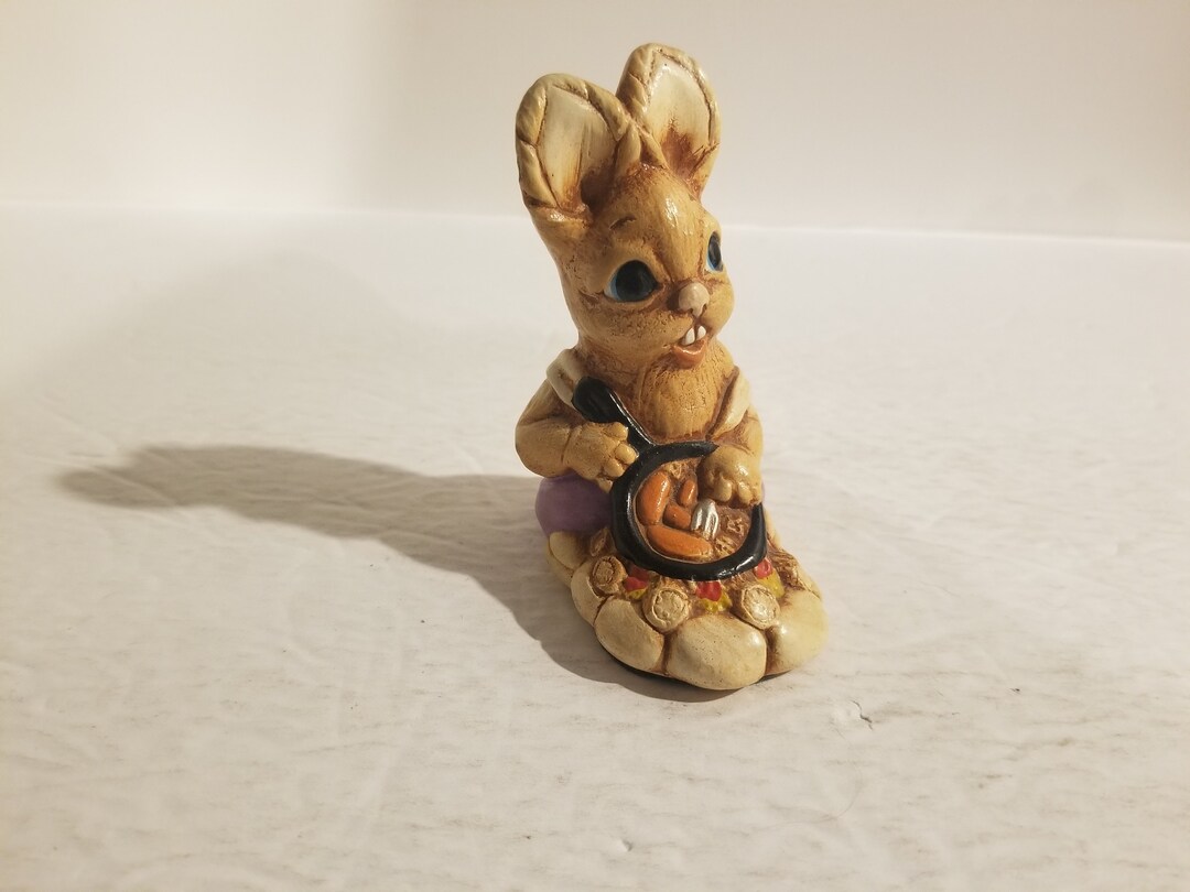 Moorcraft Designs Rabbit - Beano - Hand Painted Stoneware - England - Etsy
