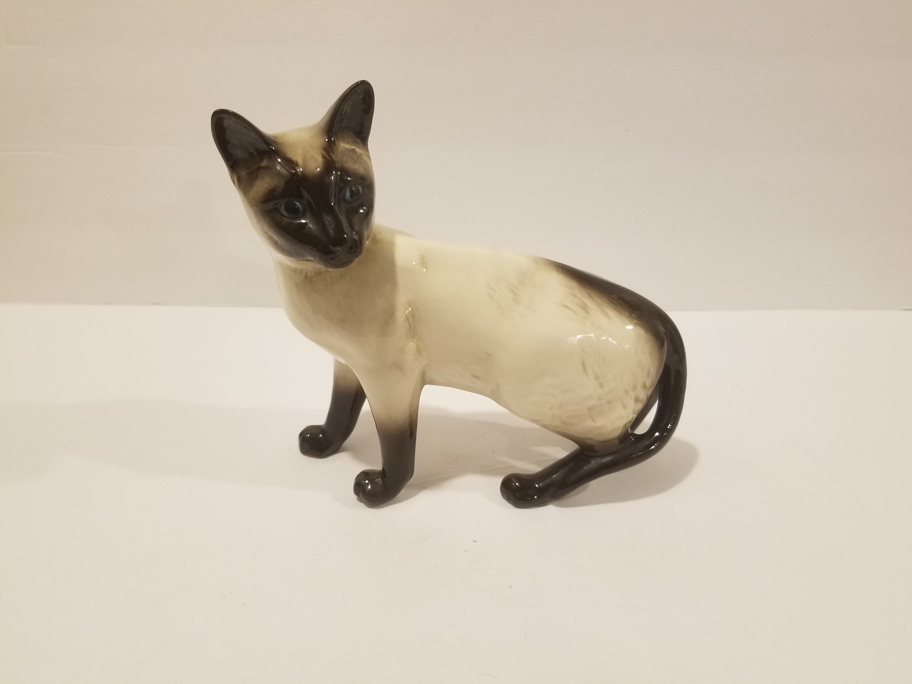 Vintage Beswick England Siamese Cat Porcelain Figurine - Etsy