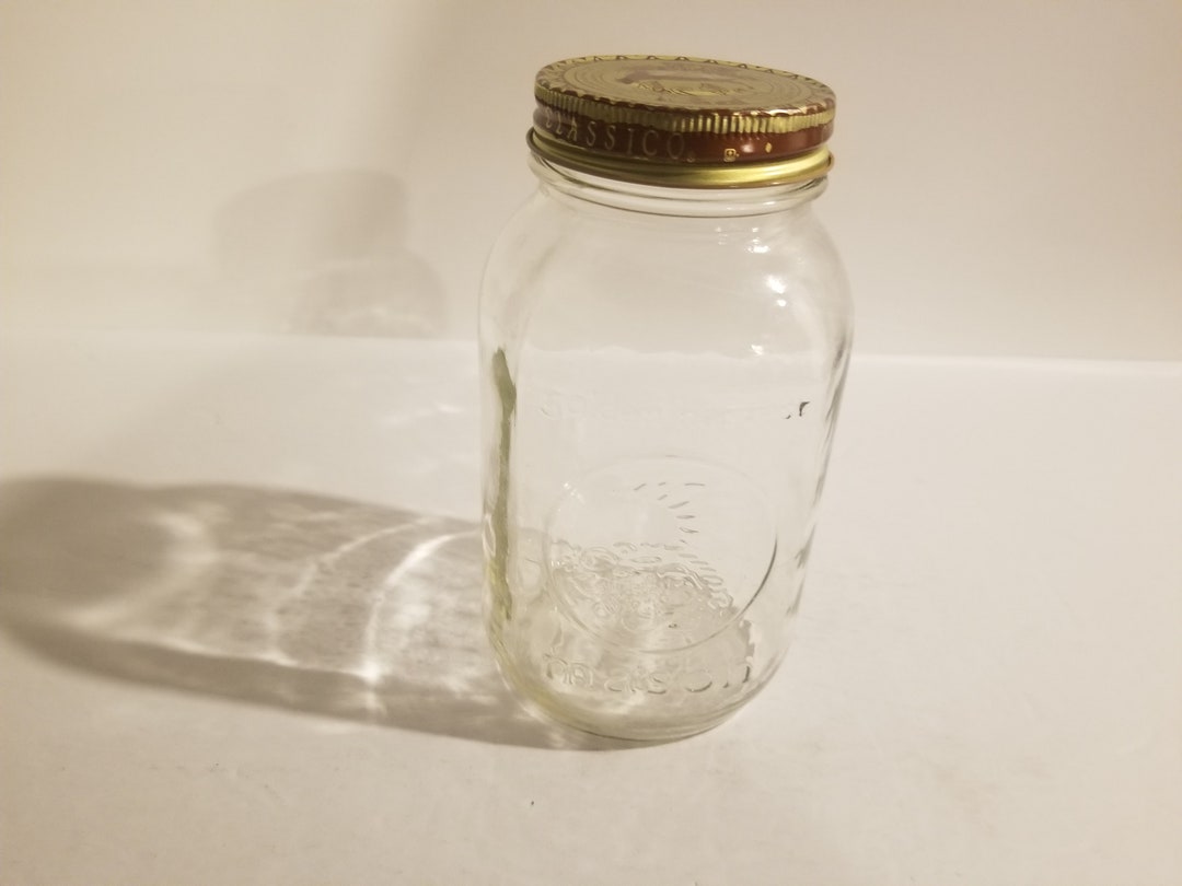 Vintage Golden Harvest Qt Mason Jar With Lid - Etsy
