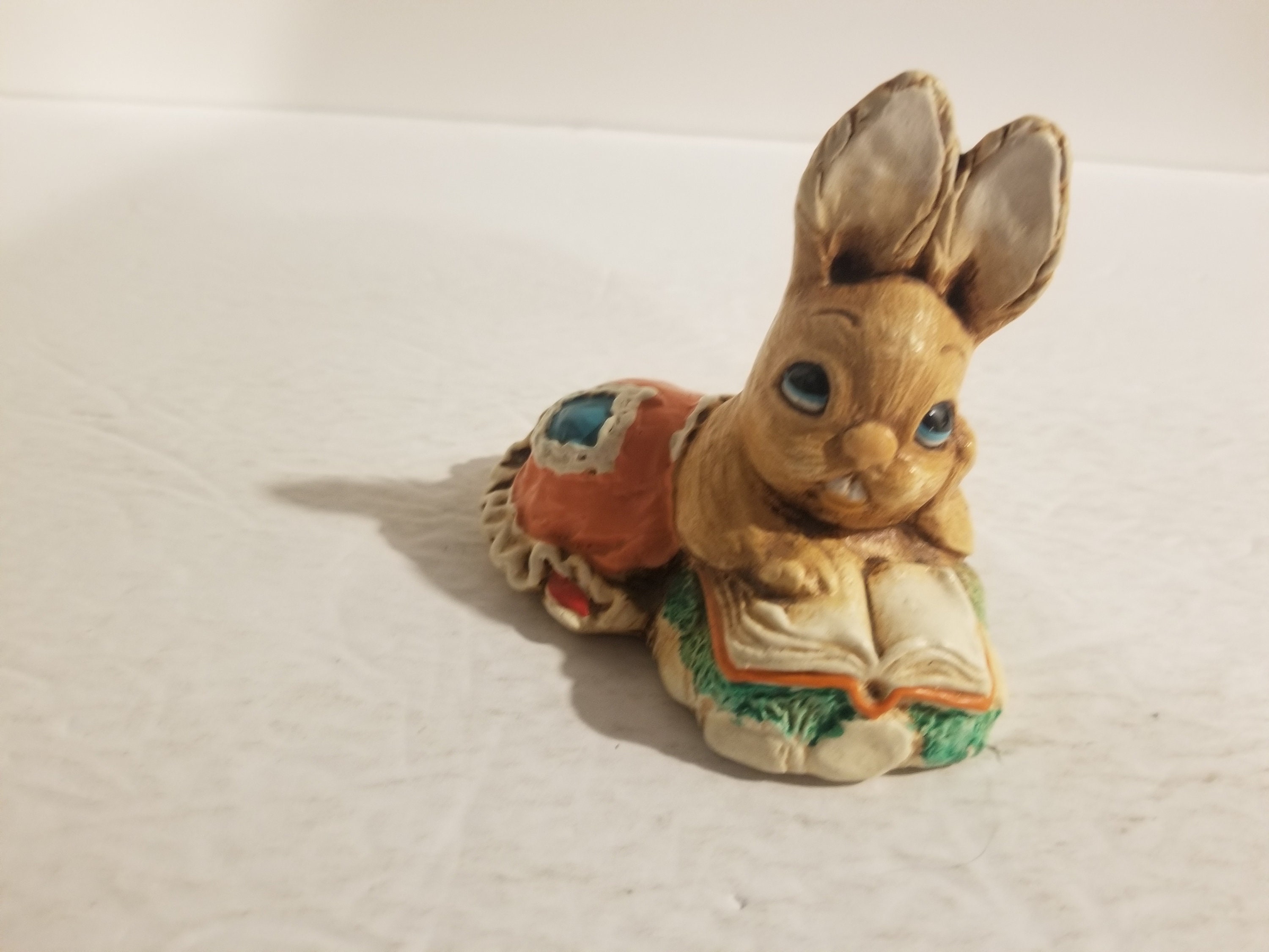 Moorcraft Designs Rabbit - Sue - Hand Painted Stoneware - England - Etsy