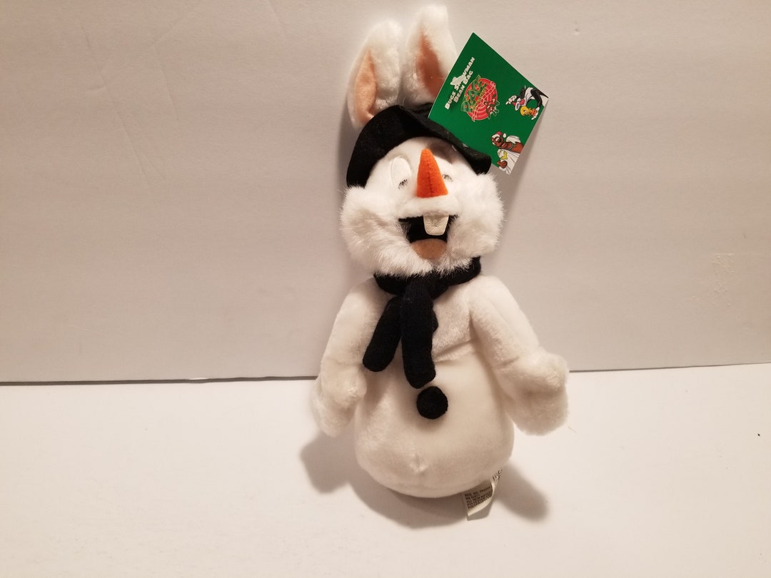 Warner Bros Studio Store - Bugs Snowman - Plush / Stuffy - Etsy