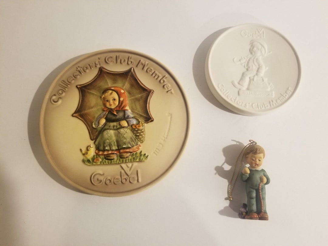 Goebel Collectors Club Member Plaques and Figurine - Etsy