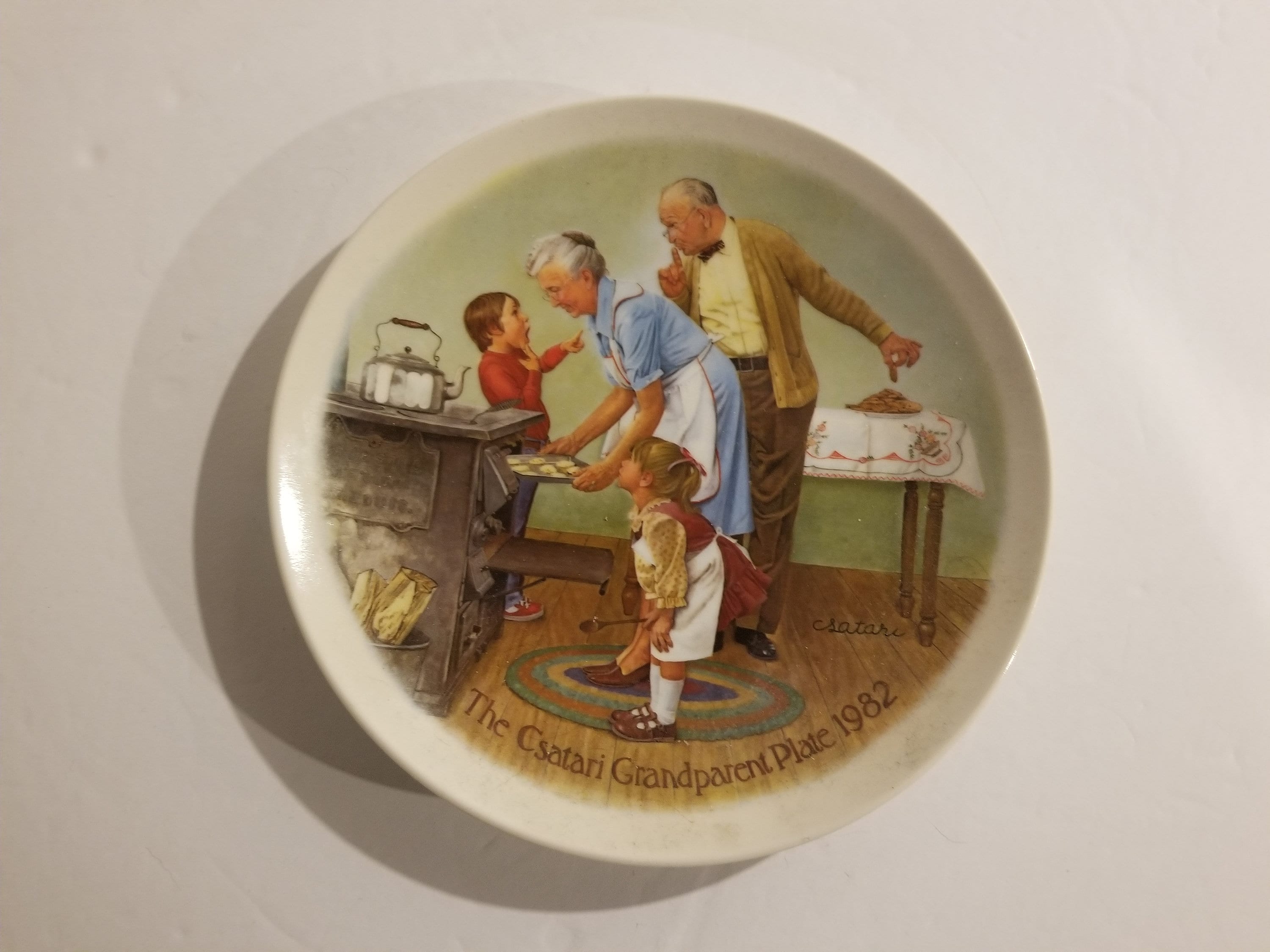Collector Plate - the Csatari Grandparent Plate 1982 - Knowles - the ...