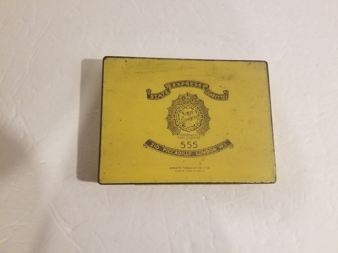 Vintage Cigarette Tin - State Express Cigarette's - Etsy