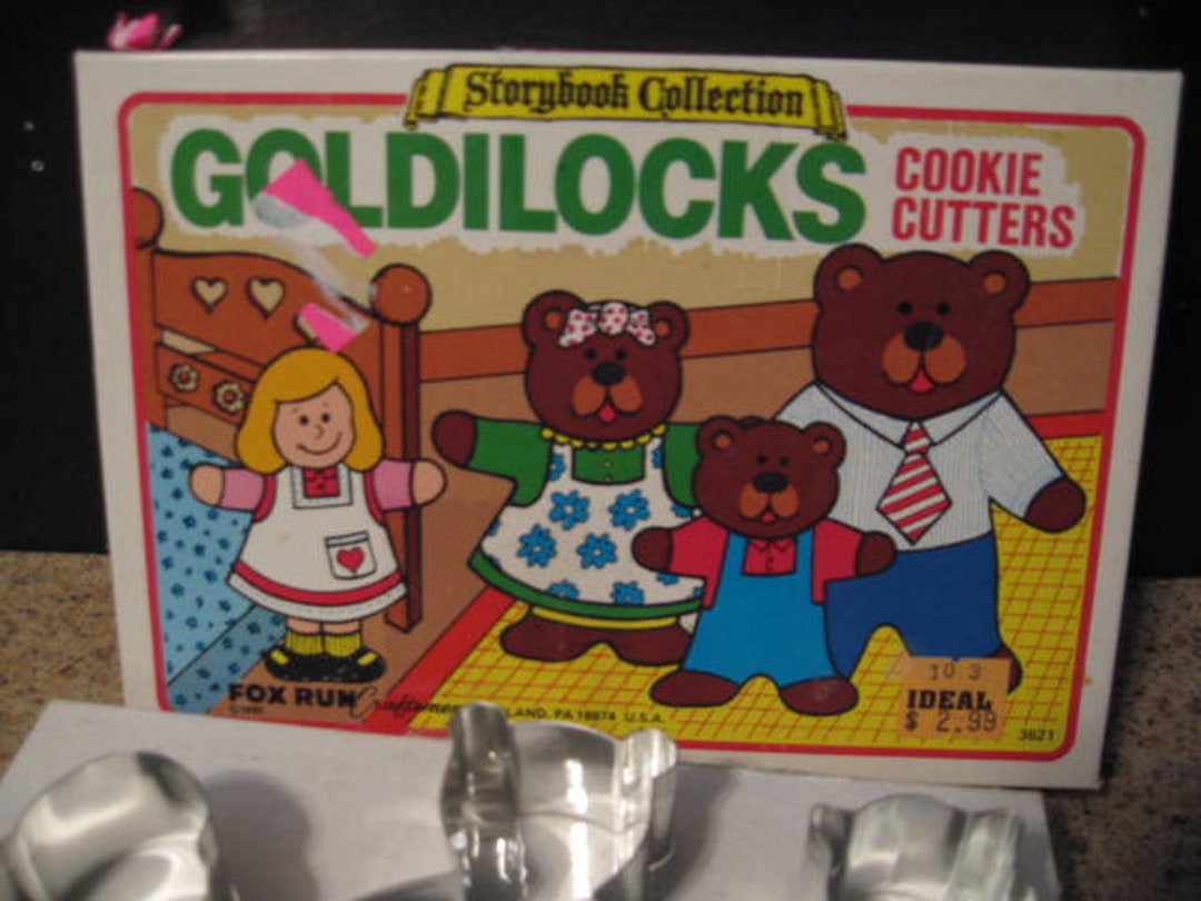 Reduced Vintage Christmas Goldilocks Cookie Cutters Set of 4 by Fox Run ...