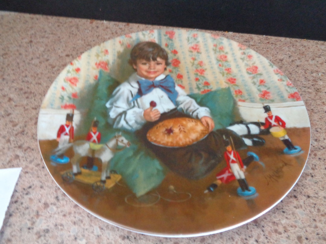 Reduced March 2023 Reco little Jack Horner Plate John Mc Clelland 1982 ...