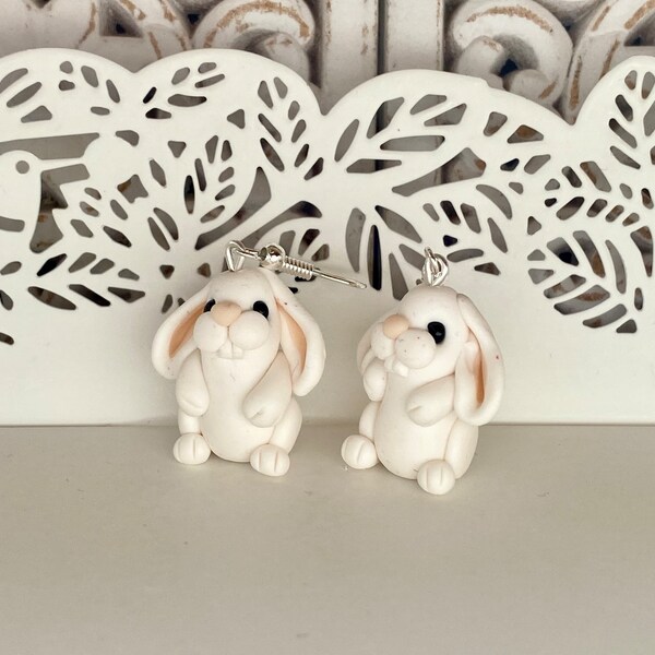 Polymer Clay Bunny - Etsy