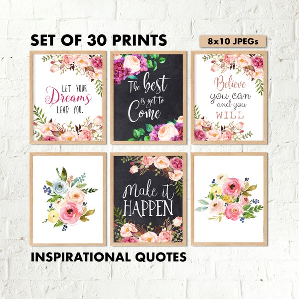 Watercolor Floral - Etsy