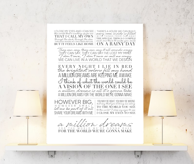 A million dreams lyrics - cosmictews