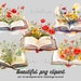 Watercolor Open Book Clipart, Watercolor Cozy Book Clipart, Fantasy ...