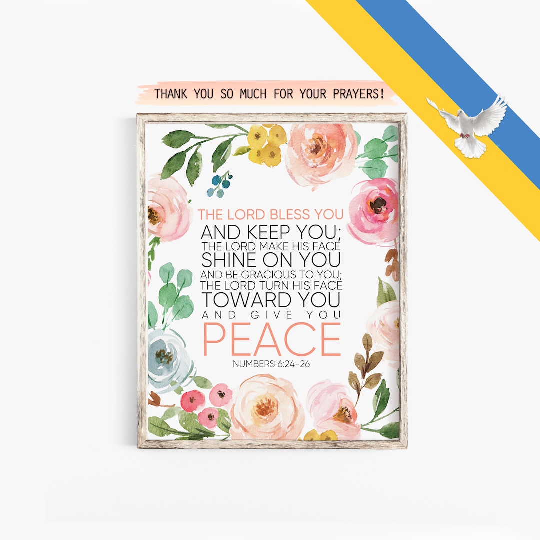 The Lord Bless You and Keep You, Numbers 6:24-26, Bible Nursery ...