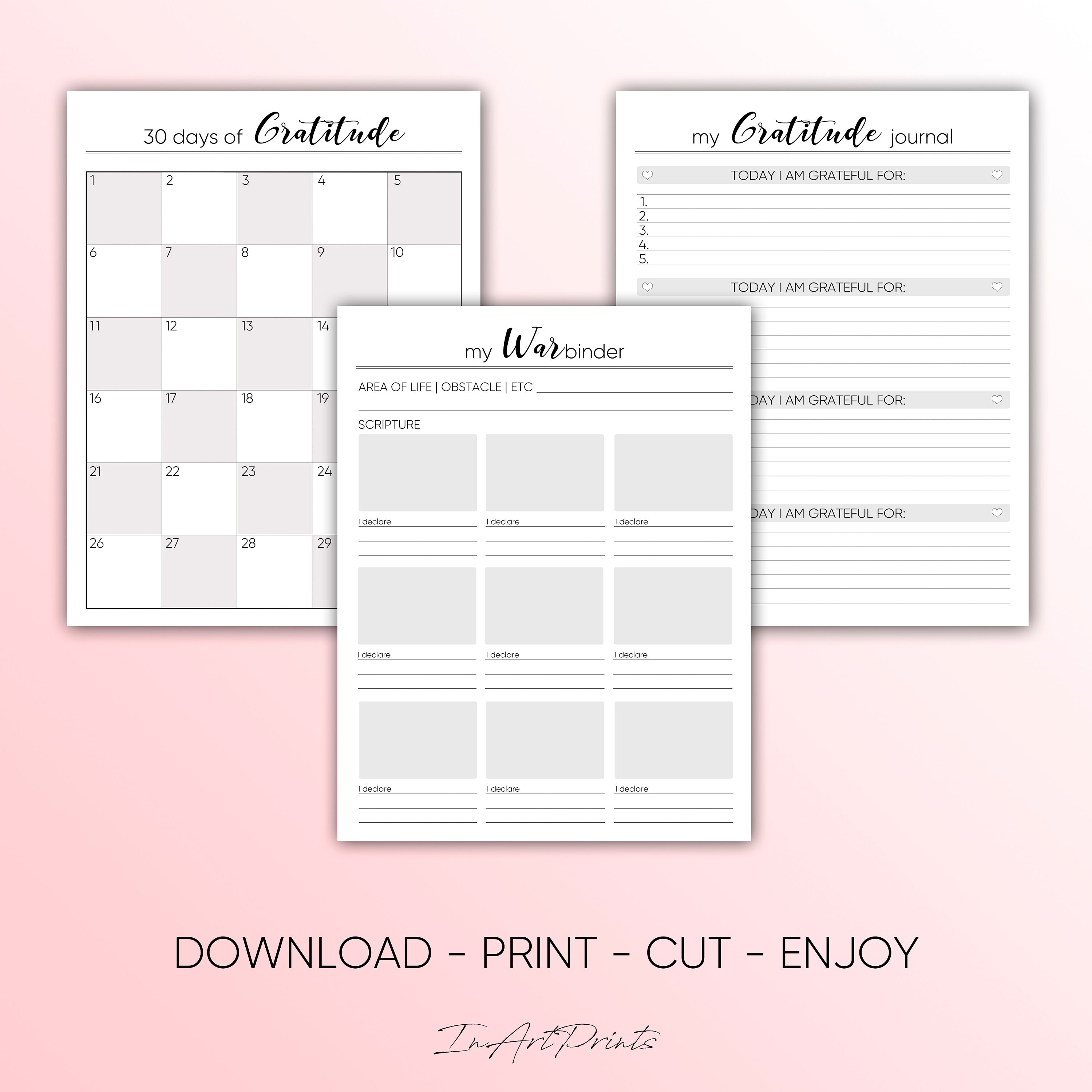 Printable Planner Inserts A5 Planner Inserts Bible Study - Etsy